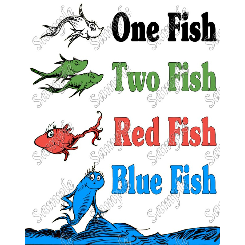 Dr. Seuss Fish A Little Dr Seuss One Fish, Two Fish – Stitchbird