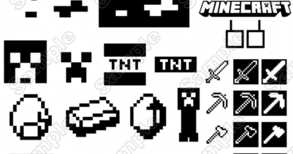 Minecraft Iron On Transfer Vinyl HTV