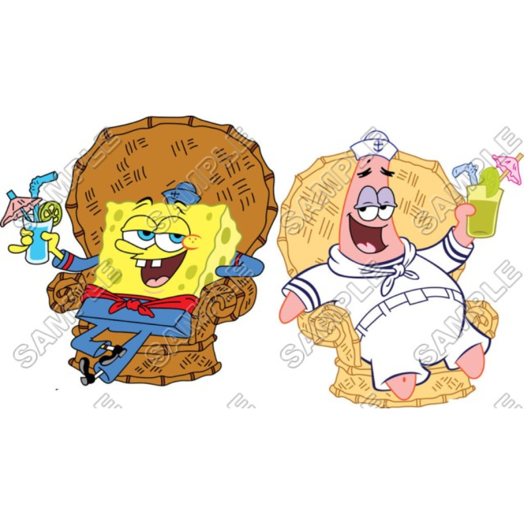 Spongebob Heat Transfer Mentally Sick Physically Thick DTF Heat