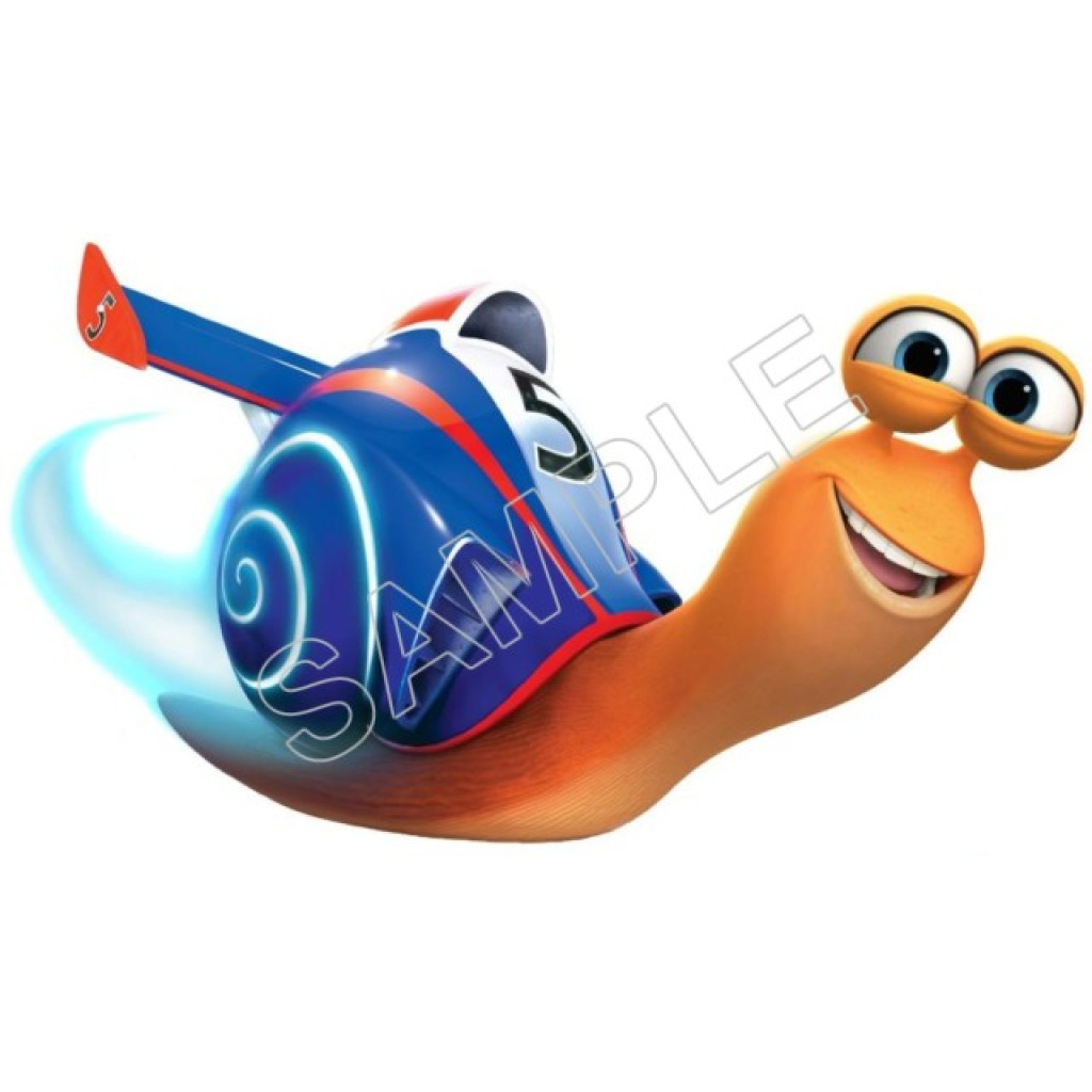 Turbo Snail Decal Full Color Snail Racing Car Vinyl Decal Sticker Pack