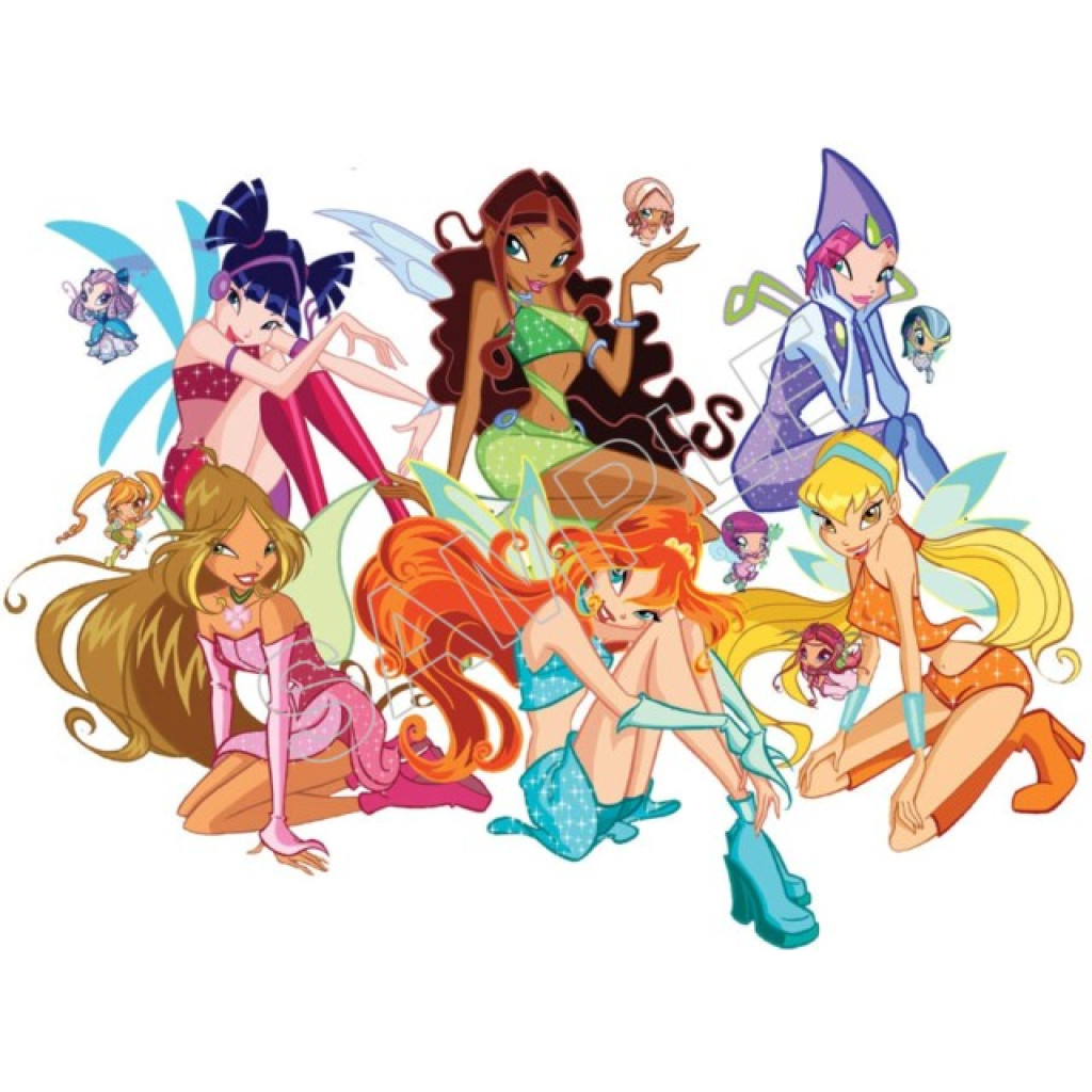 Winx Club Fairy T Shirt Iron on Transfer Decal #93